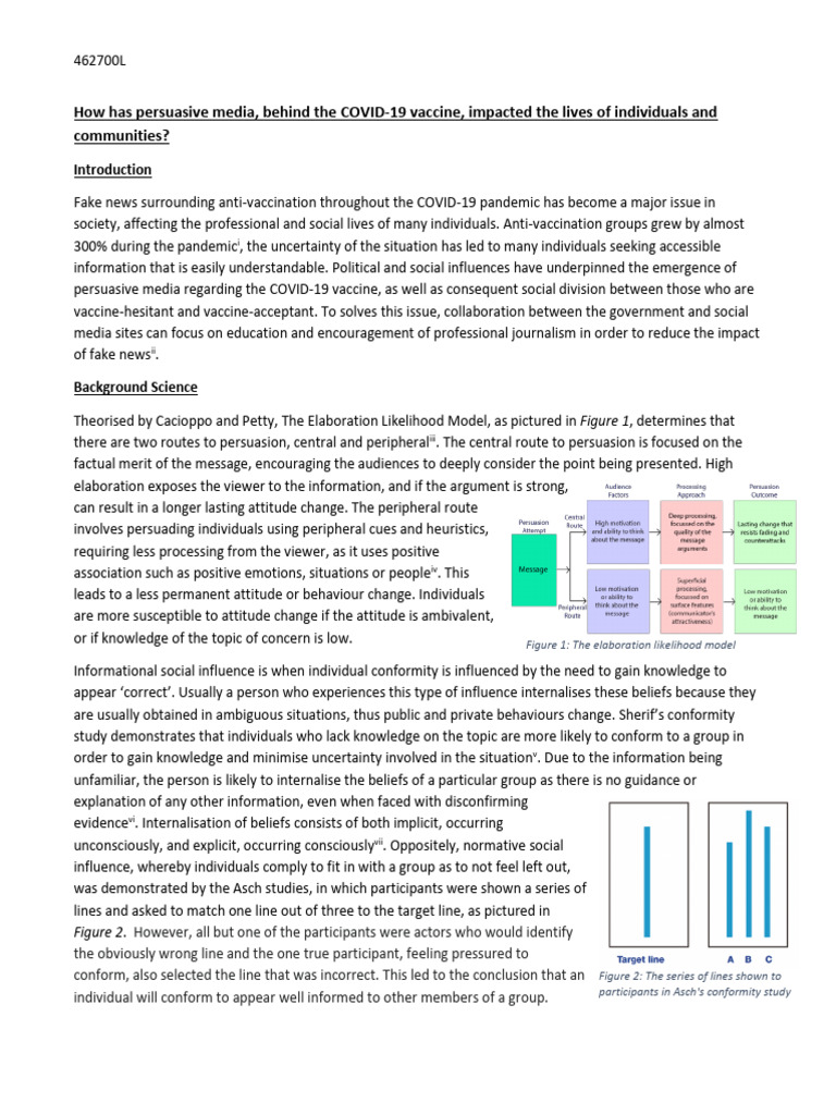 A Example | PDF | Conformity | Psychology