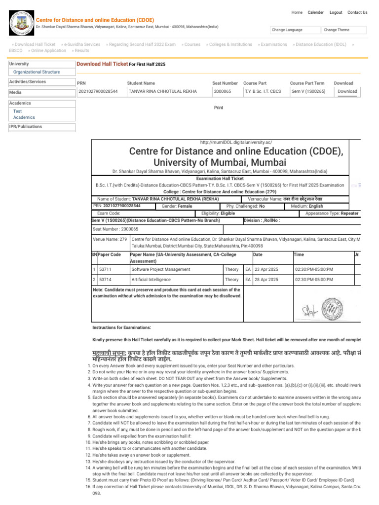 Centre for Distance and Online Education (CDOE) (11) | PDF