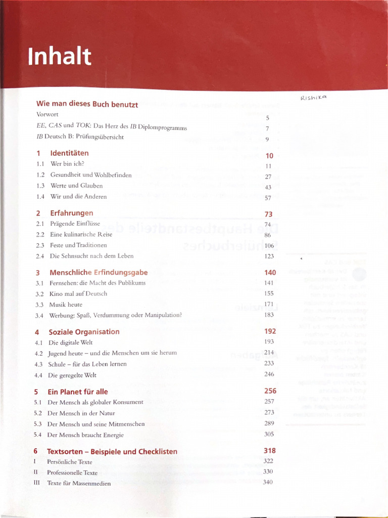 Table of Contents Netzwerk B2 Deutsch | PDF