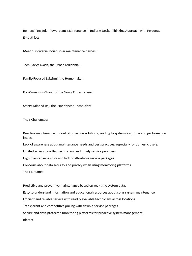 Maintenance Design Thinking | PDF | Safety | Privacy