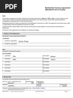 General Tenancy Agreement Form 18a | PDF