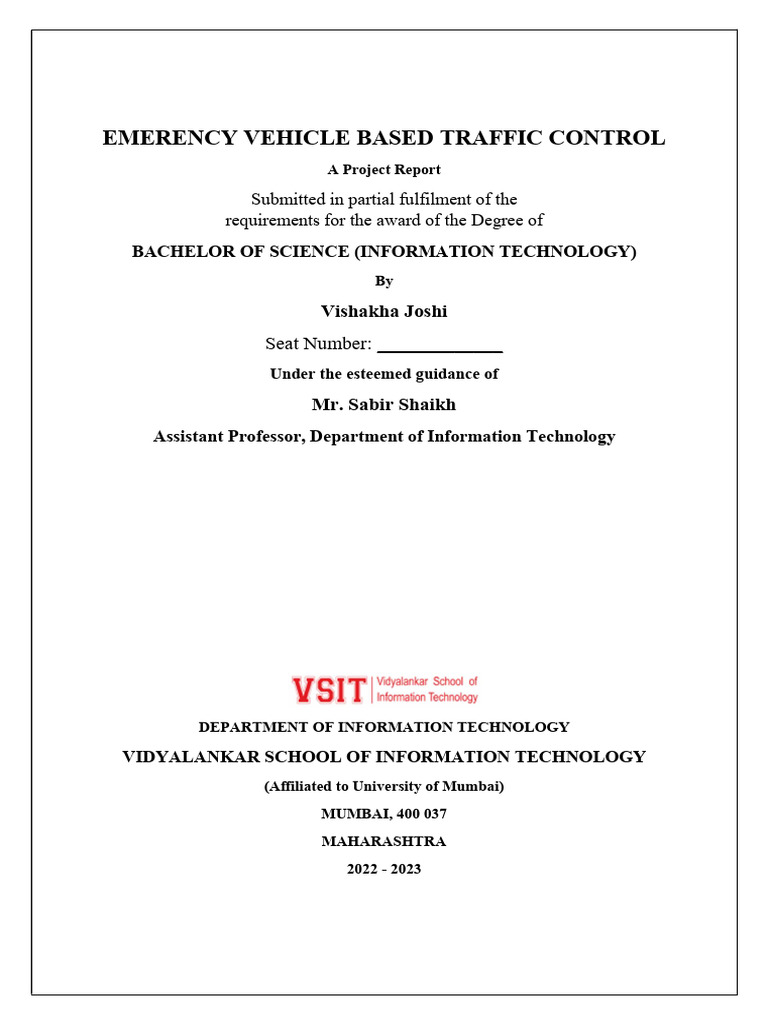 Emergency Vehicle Traffic Control System | PDF | Radio Frequency ...