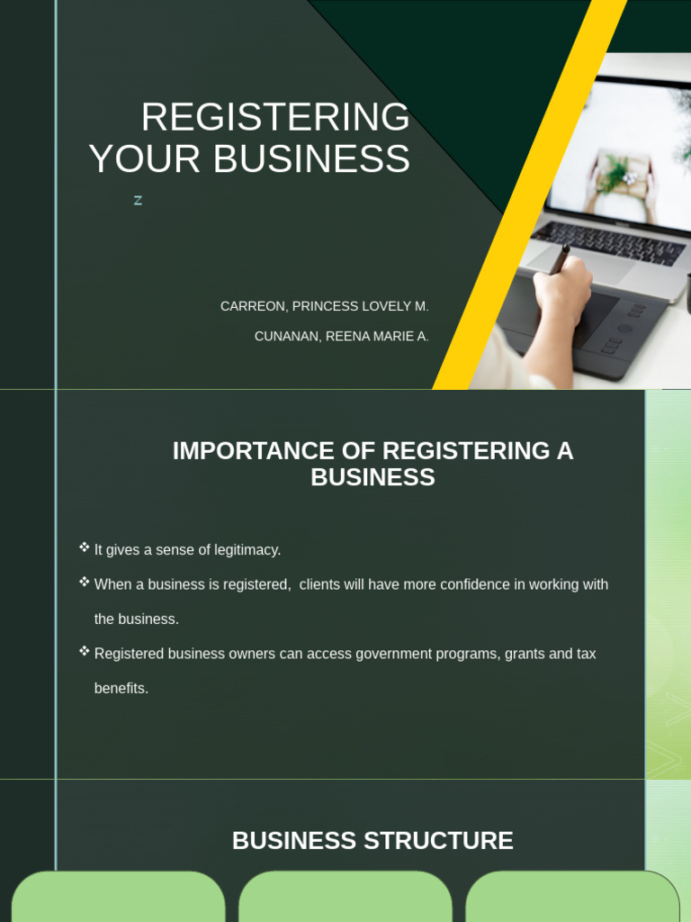 Registering Your Business | PDF | Sole Proprietorship | Securities ...