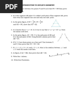 Class 9 Worksheet Ch5-Intro To Euclids Geometry | PDF