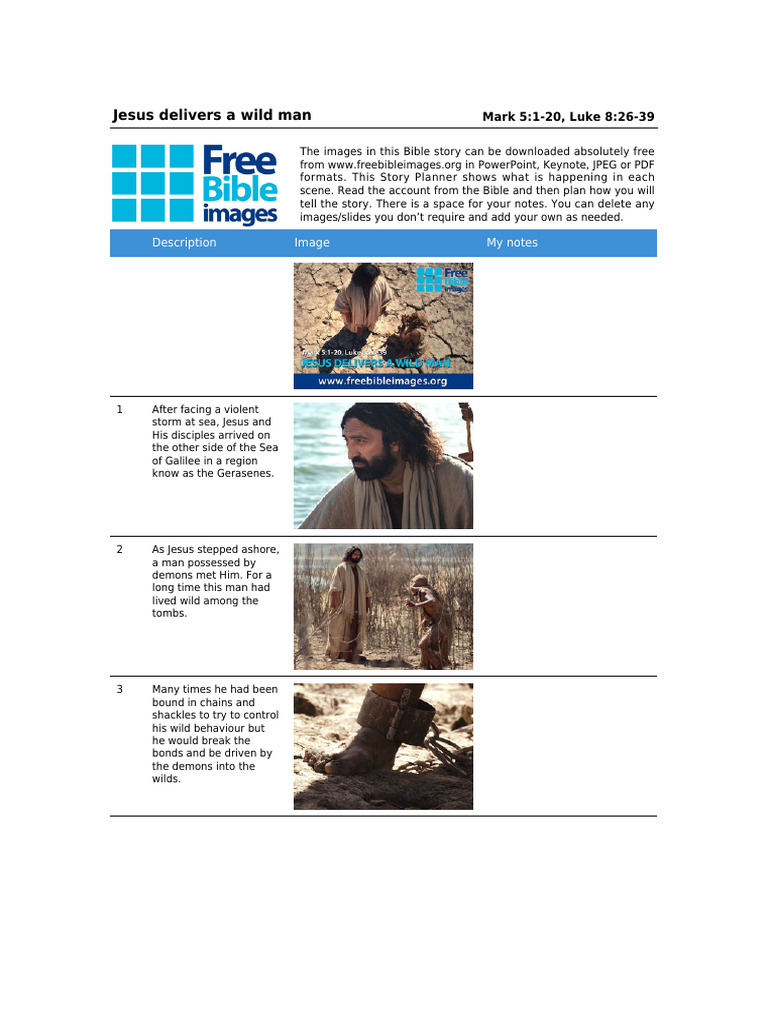 FB_LUMO_Jesus_Demoniac_StoryPlanner_EN | PDF | Jesus | New Testament ...
