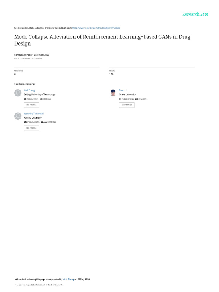 Mode_Collapse_Alleviation_of_Reinforcement_Learning-based_GANs_in_Drug_Design | PDF | Applied ...
