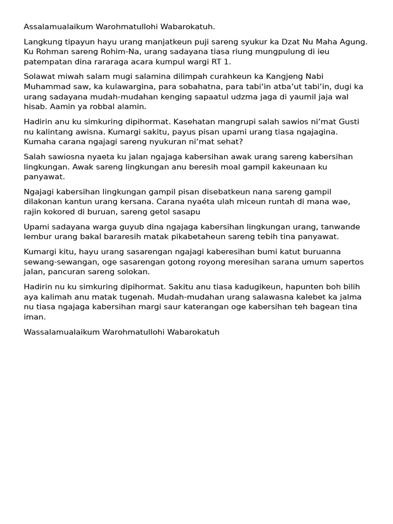 Teks Biantara | PDF