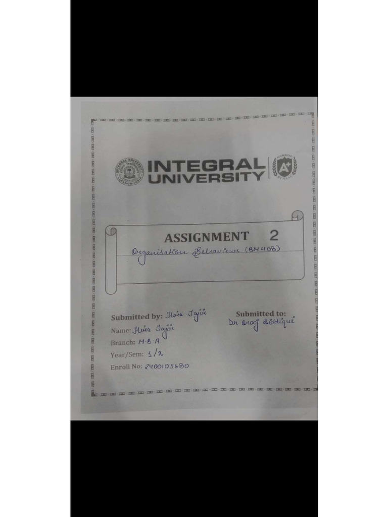 OB Assignment 2 - Compressed | PDF