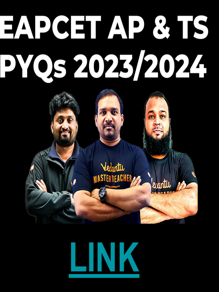 Eapcet Ap & Ts Pyqs 2023/2024 | PDF