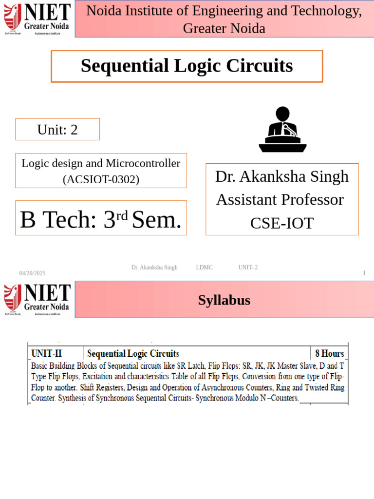 Sequential Logic Circuits Overview | PDF | Logic Gate | Electrical Circuits