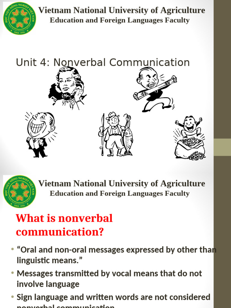 Nonverbal Communication | PDF | Nonverbal Communication | Communication