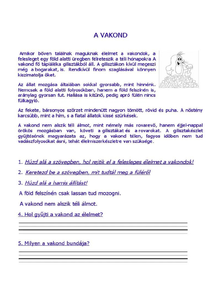 Vakond | PDF