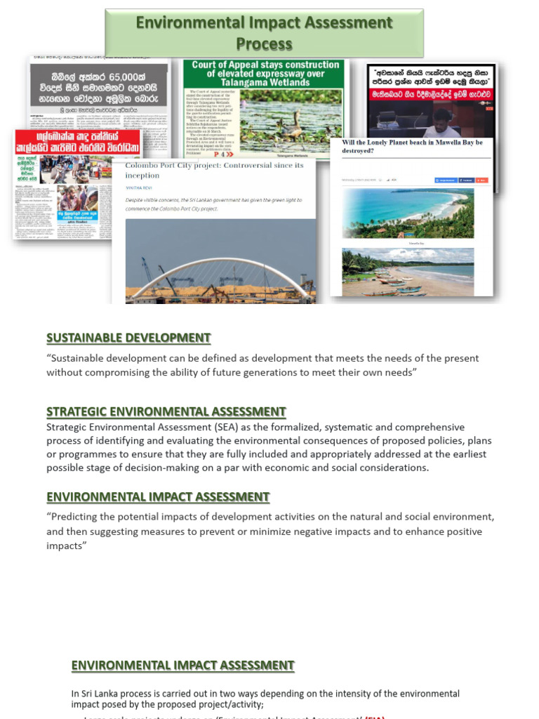 Environmental Impact Assessment Process Pdf Environmental Impact
