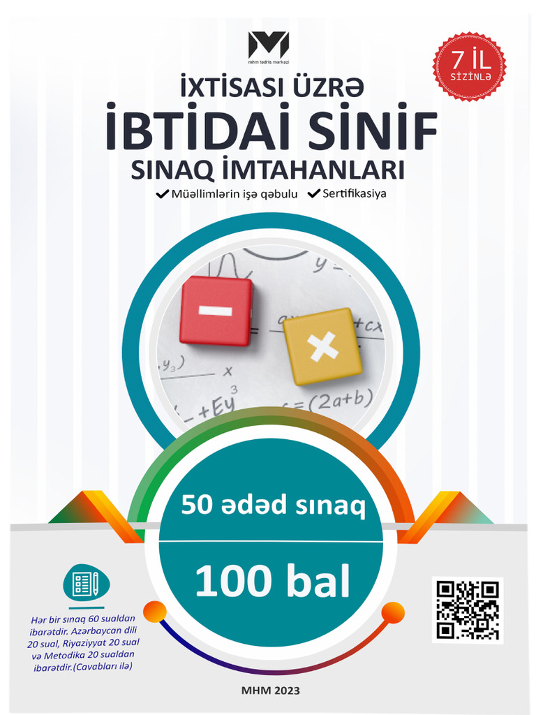 Ibtidai Sinif 100 Bal Sinaq Imtahanlari | PDF