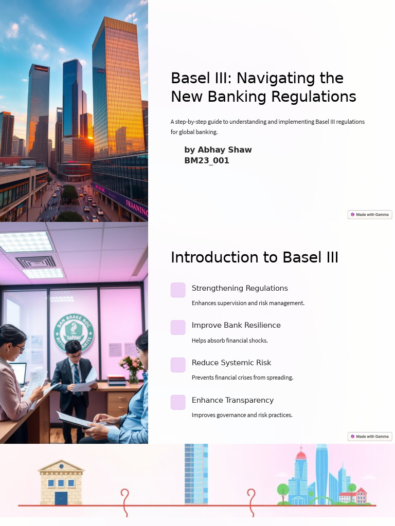Basel III Navigating The New Banking Regulations | PDF