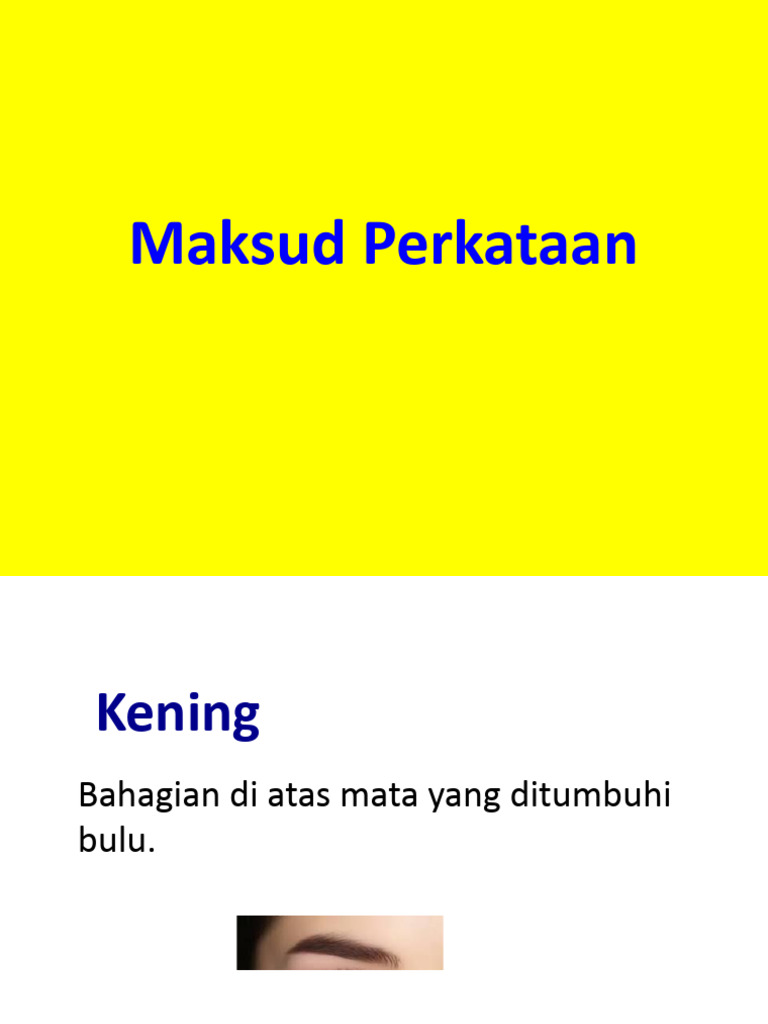 Definisi Istilah Penting dalam Bahasa Melayu | PDF