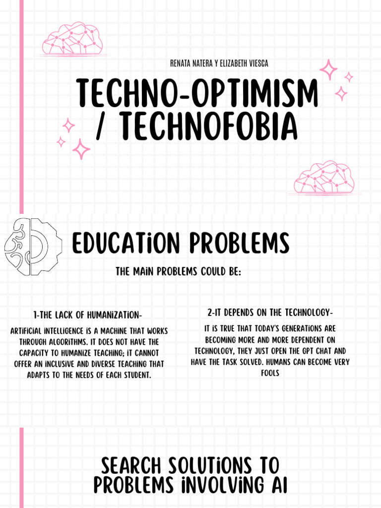 Techno-Optimism / Technofobia: Renata Natera Y Elizabeth Viesca | PDF