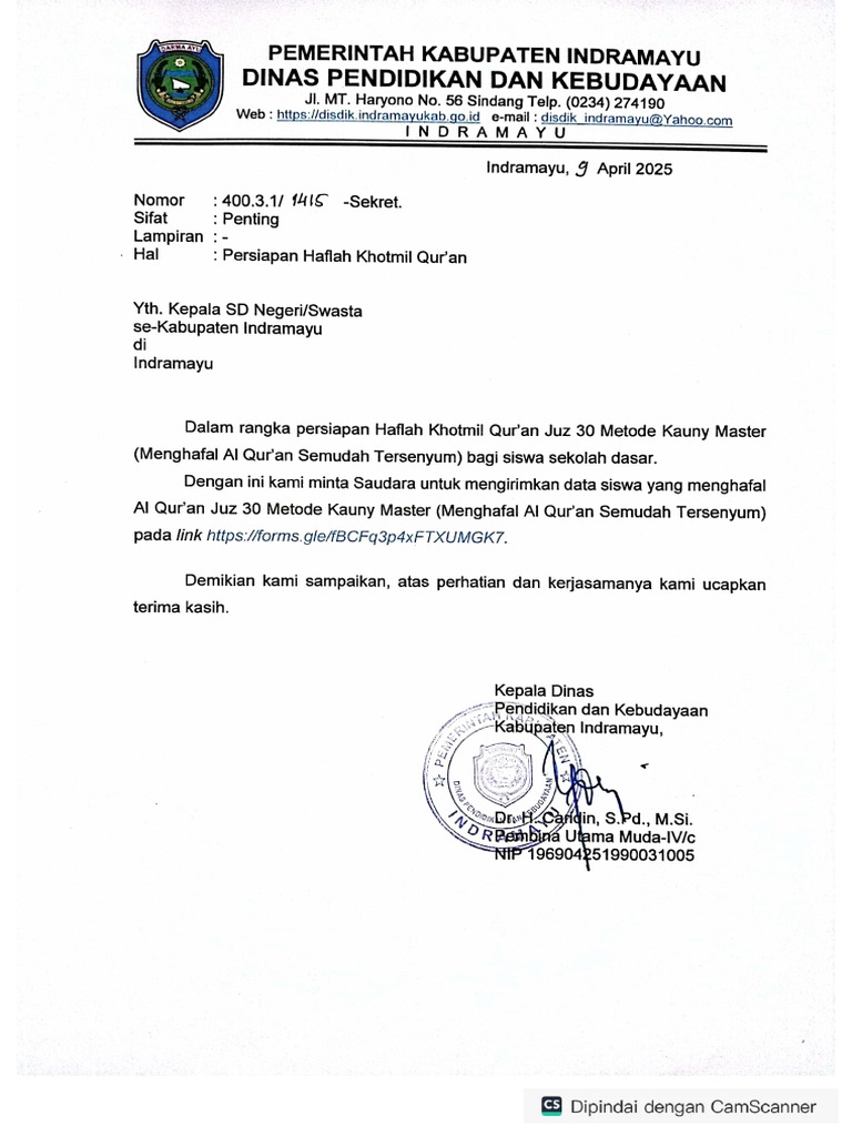 Leger Gaji April 2025 | PDF