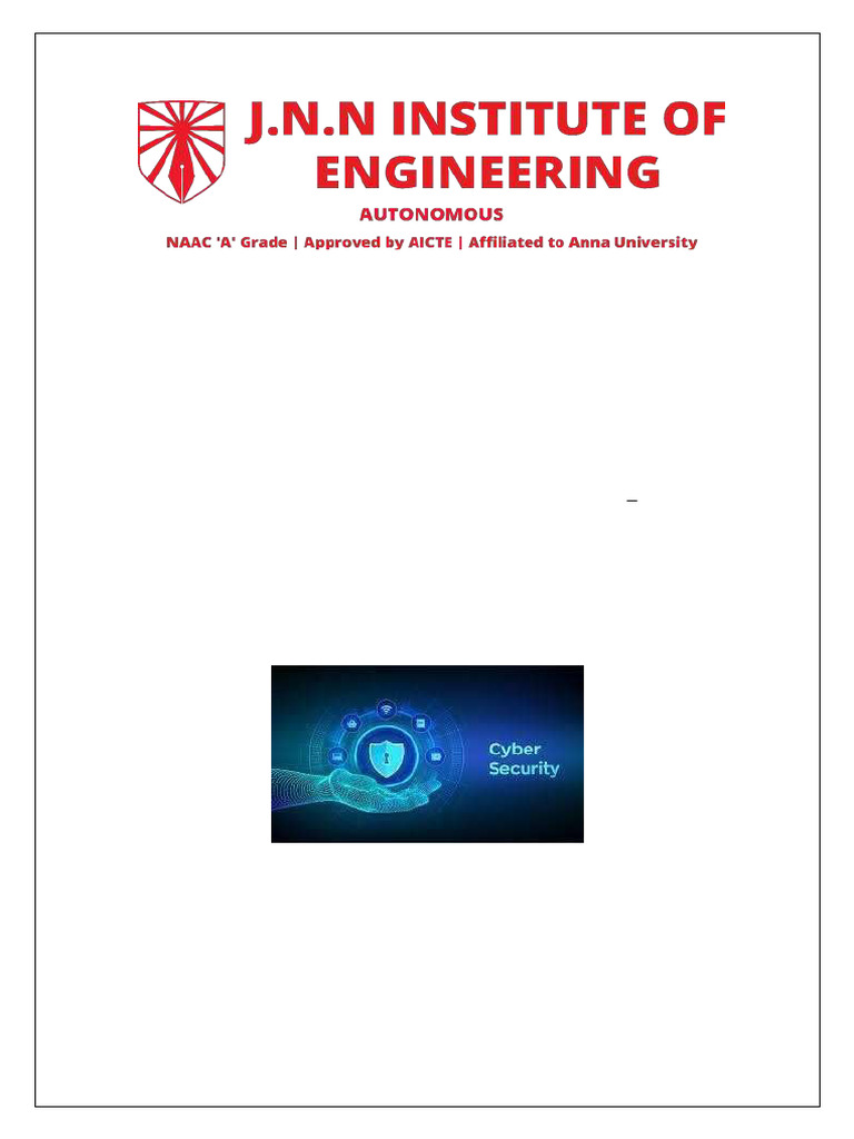 Syllabus - 2022R - Cyber | PDF | Security | Computer Security