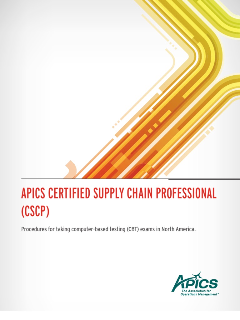 Apics Certified Supply Chain Professional | PDF | Identity Document ...