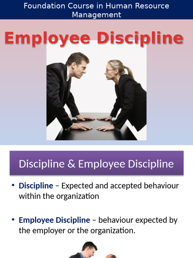 3 Employee Disciplines | PDF | Disciplines | Employment
