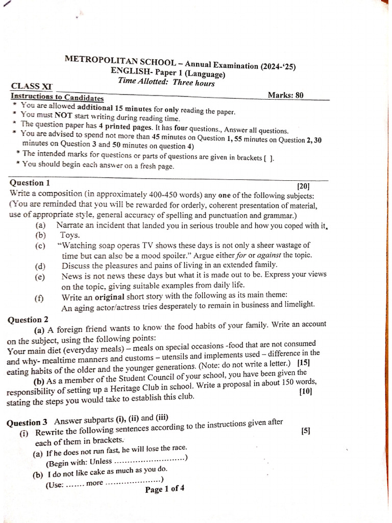 English Language Final | PDF