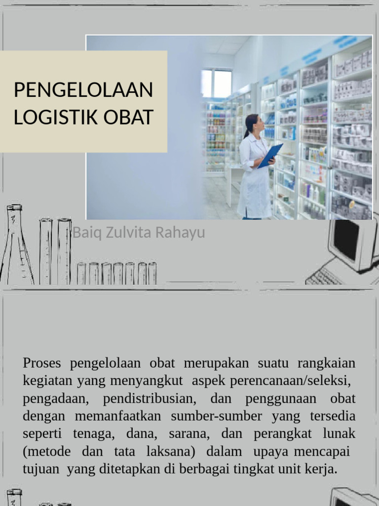 5.Pengelolaan Logistik Obat | PDF