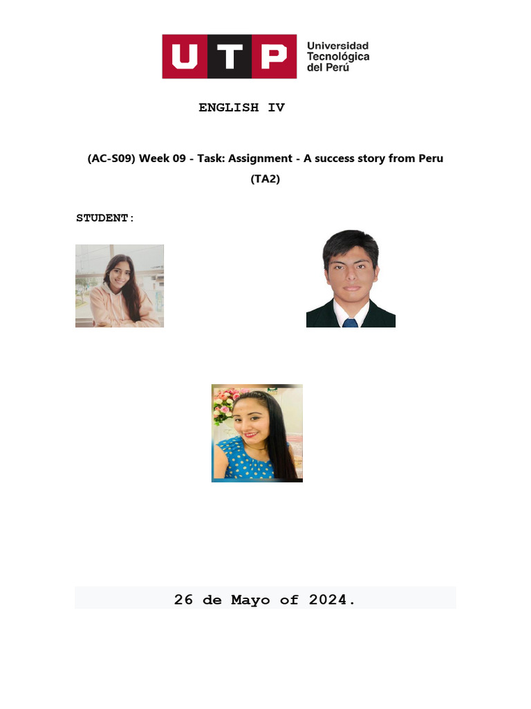 TA_2_S09 | PDF | Peru | Cooking