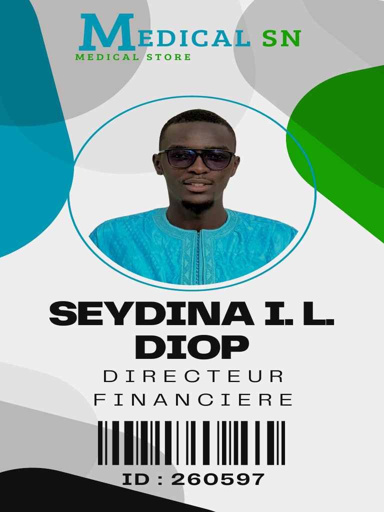 Red Modern Geometric Corporate Company ID Card | PDF