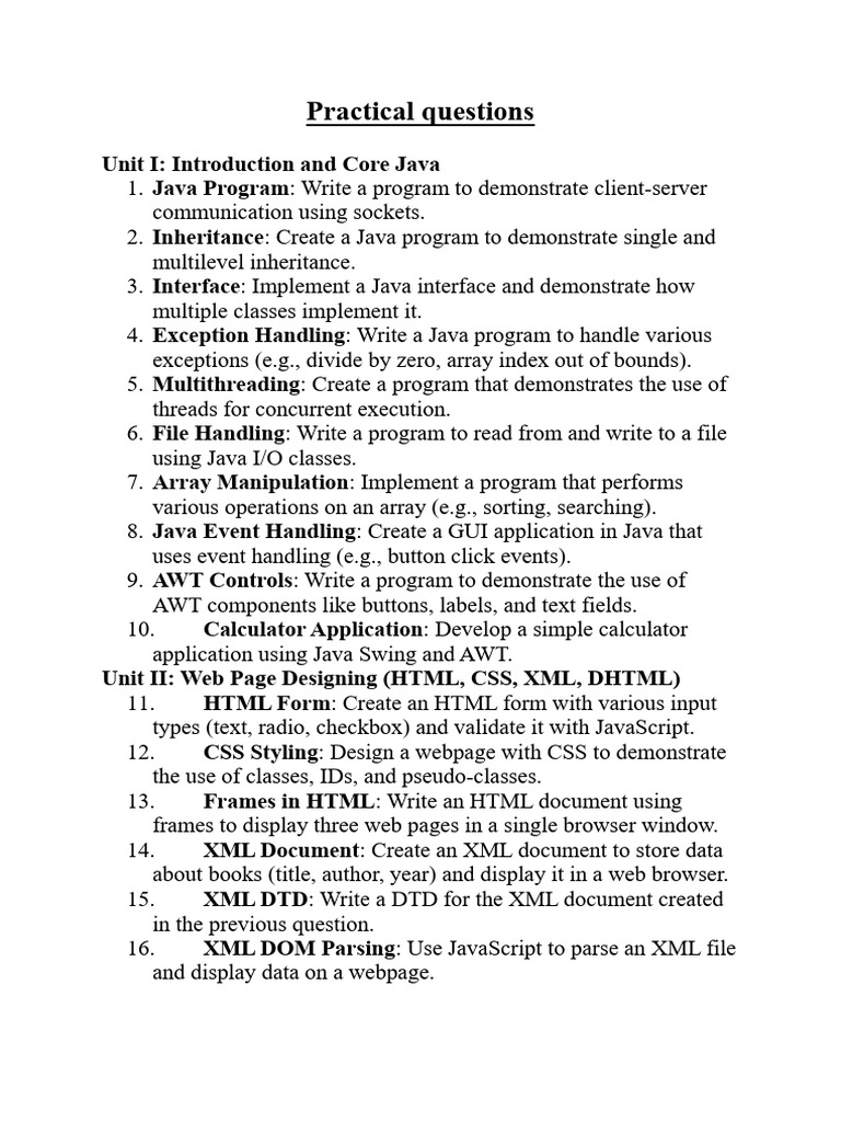 Practical questions1 | PDF | Ajax (Programming) | Java Script