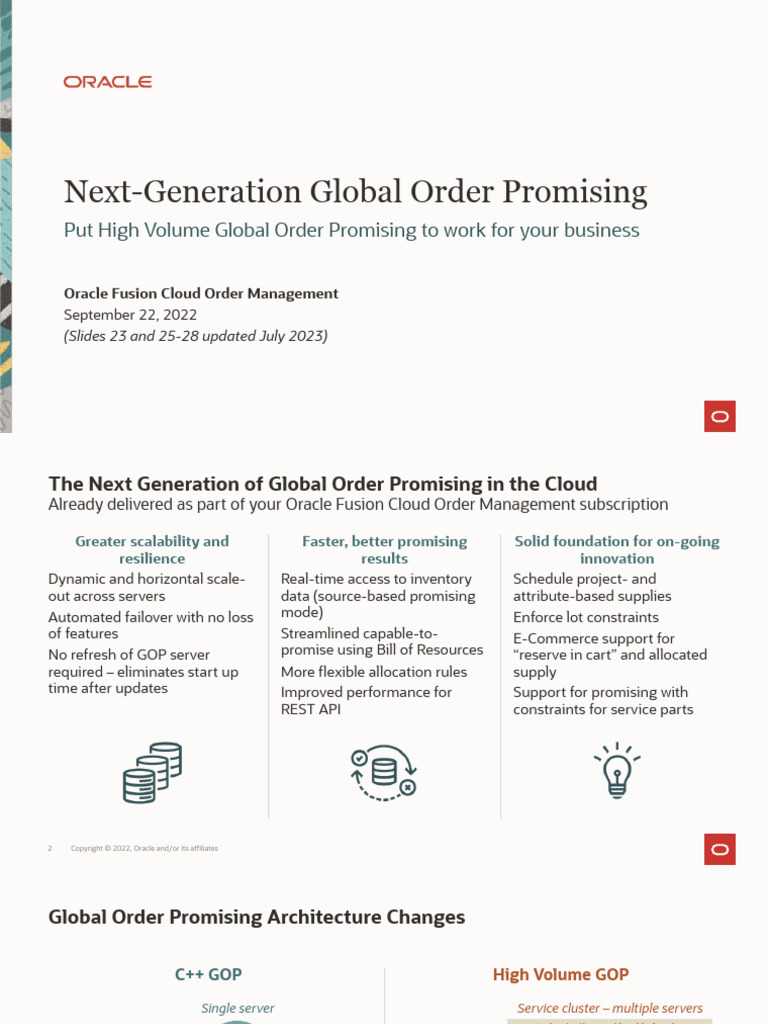 SCM - Prepare For The Next Generation of Global Order Promising | PDF ...