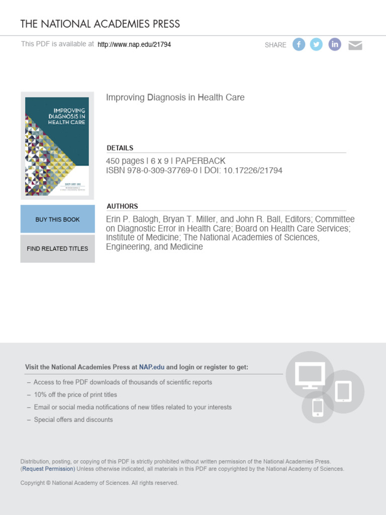 The Diagnosis Process - Book NCBI Improving Diagnosis in Health Care ...