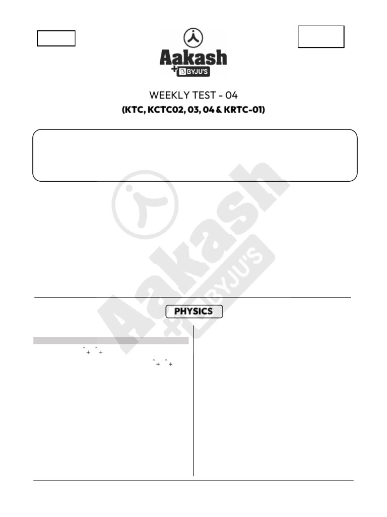 WT-04 - Target Batches - Code-A - (06-11-2022) | PDF | Collision | Force