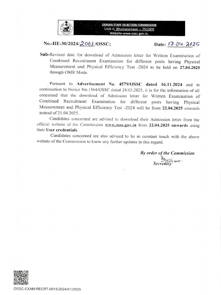 Notice No.-2003 - 0001 | PDF