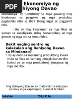 Mga Lalawigan NG Rehiyon XI o Rehiyon Davao | PDF