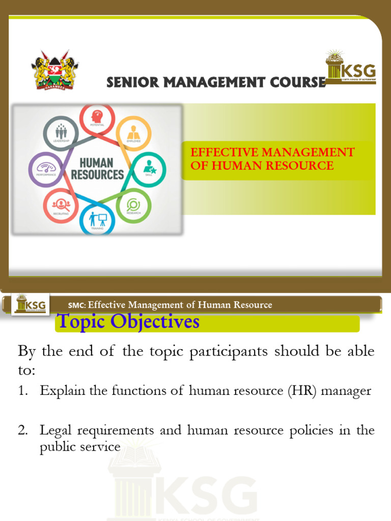 Effective Human Resource Management Guide | PDF | Human Resource ...
