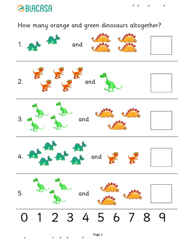 Lesson 2. Counting 2 Sets of Objects Up to Ten (2) | PDF