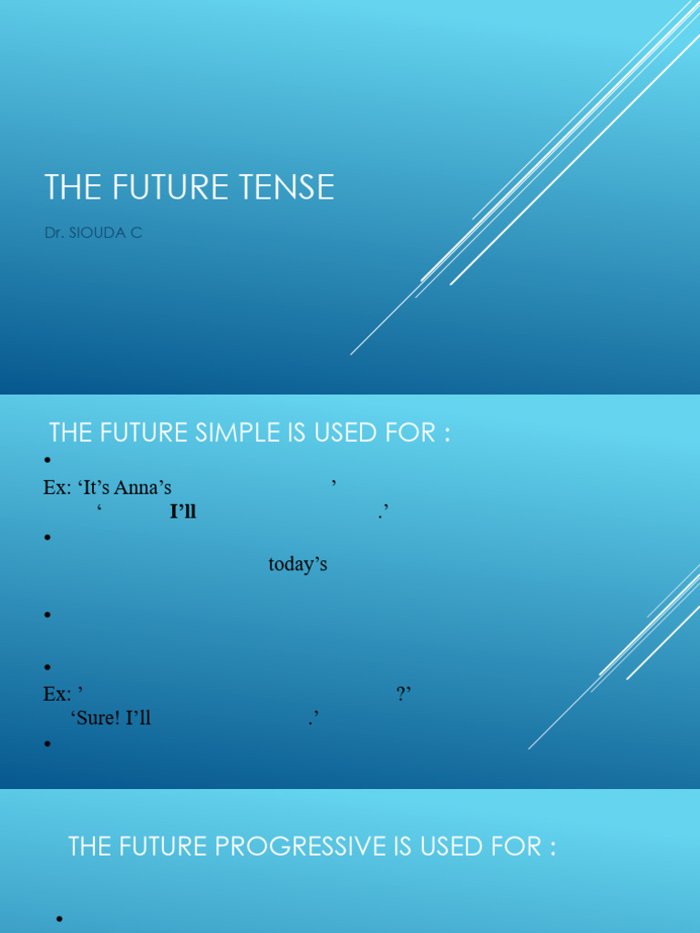 The Future Tense | PDF