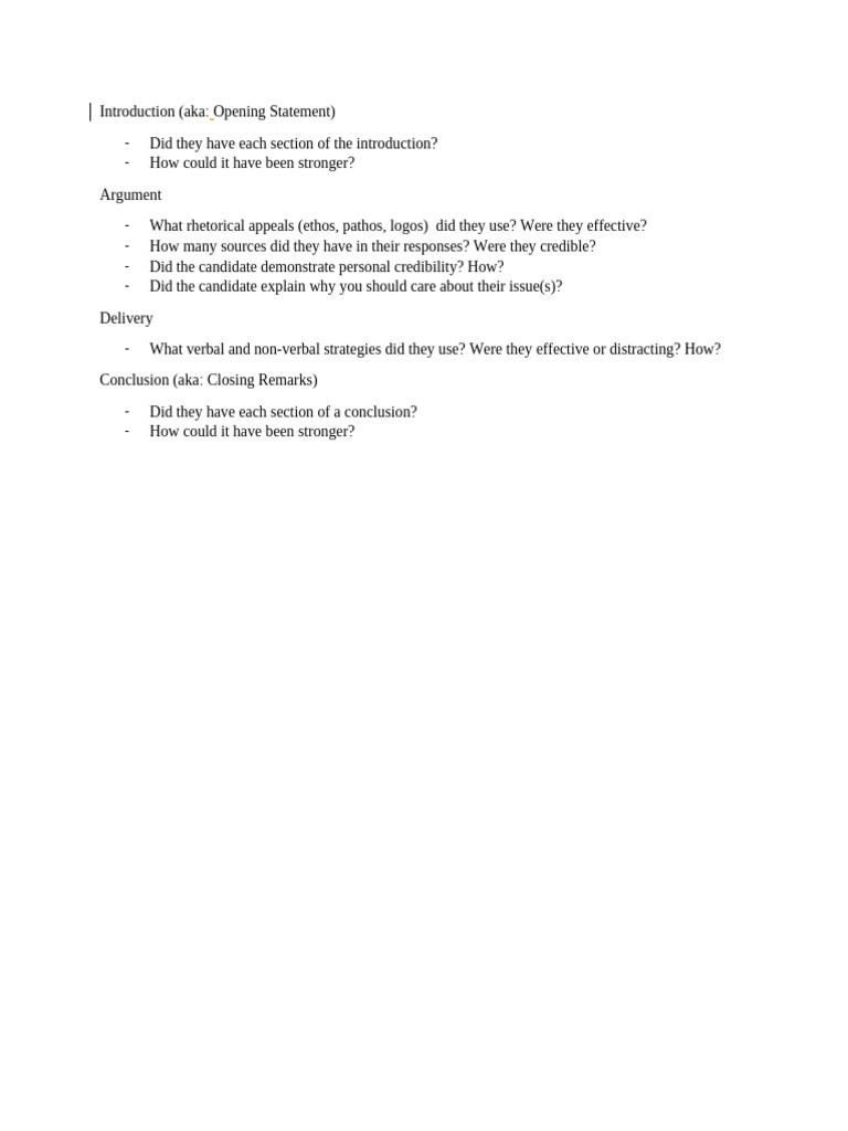 Presidential Debate #1 COMS 130 | PDF