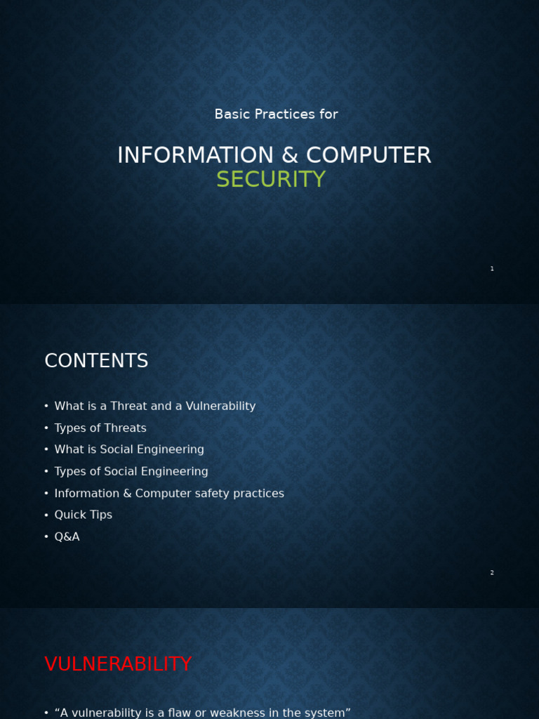 Computer Security Best Practices Guide | PDF | Phishing | Computer Virus