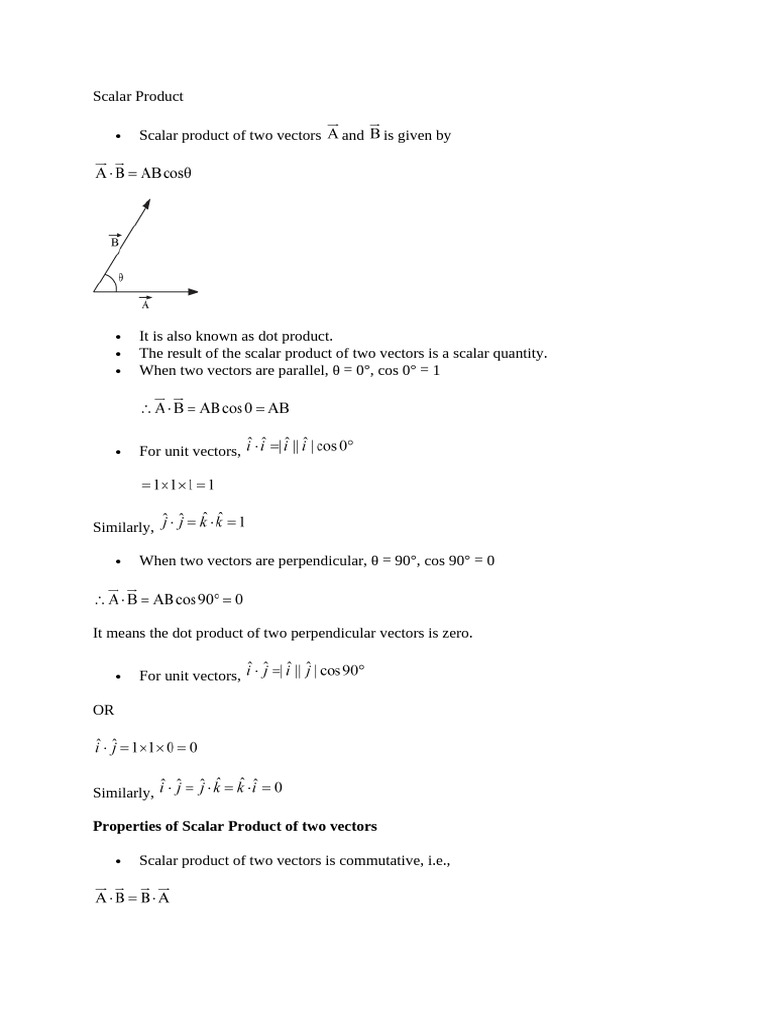 Understanding Scalar Product and Energy Concepts | PDF | Collision ...