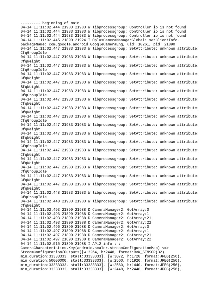 Log Cat 1744600262385 | PDF | Computer Engineering | Software Engineering