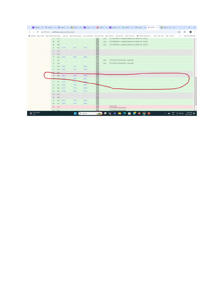 CUTI GANTI KONVO 19102024 | PDF