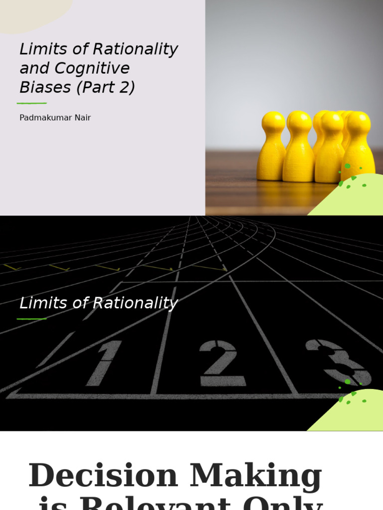 Limits of Rationality and Cognitive Bias (Part 2) | PDF