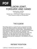 Elbow AP Projection X-Ray Guidelines | PDF | Elbow | Anatomical Terms ...