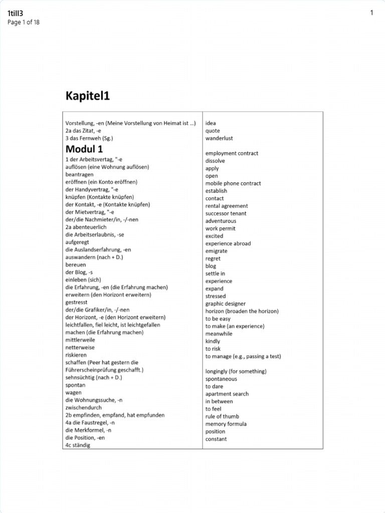 B2.2 Vocabulary | PDF