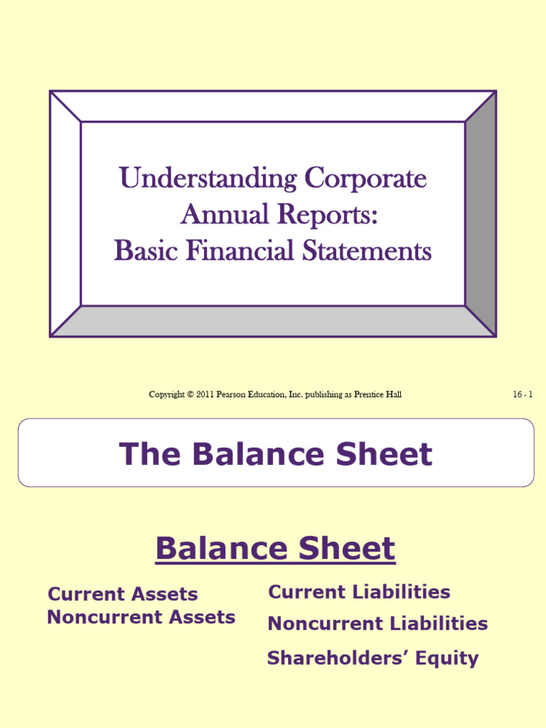 3.2-understanding financial statement | PDF | Balance Sheet | Equity ...