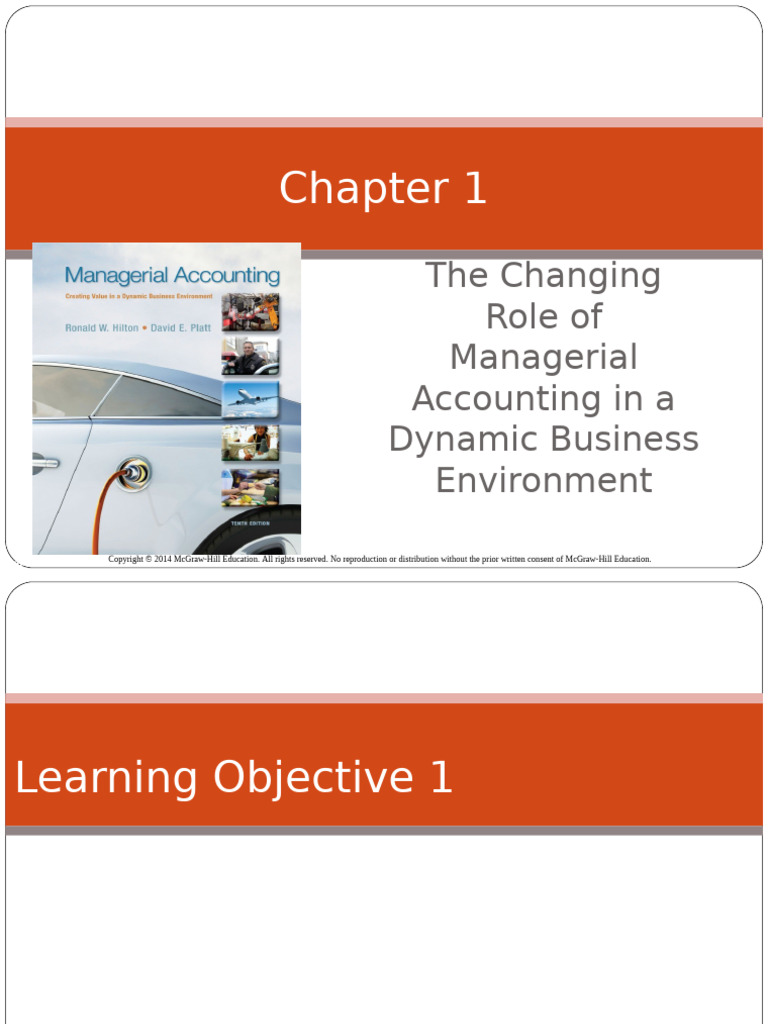 The Changing Role of Management Accounting | PDF | Accounting ...