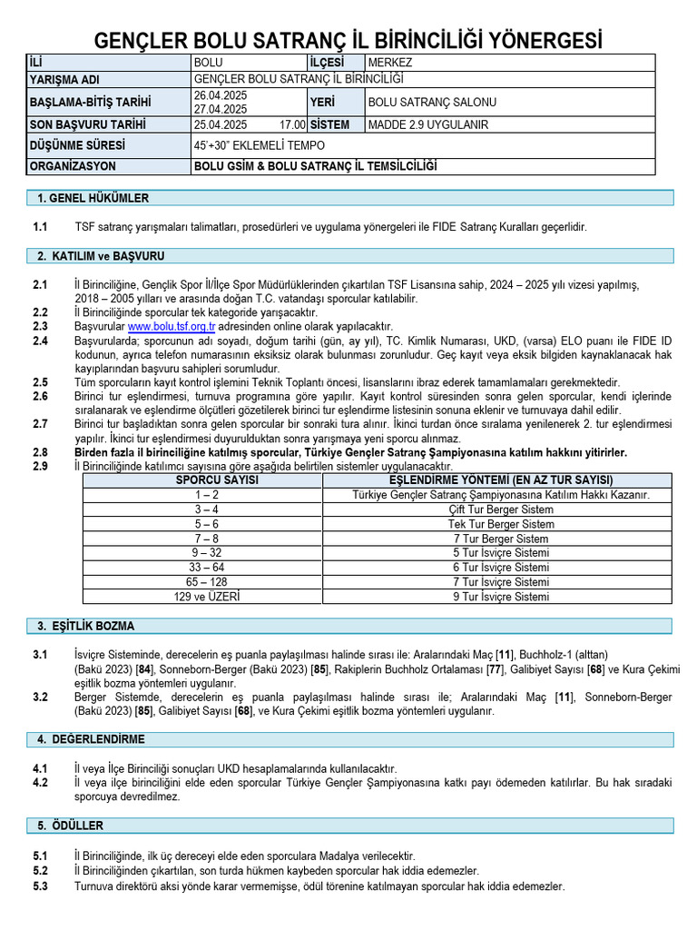 Genler Bolu Satran L BRNCL 1 | PDF