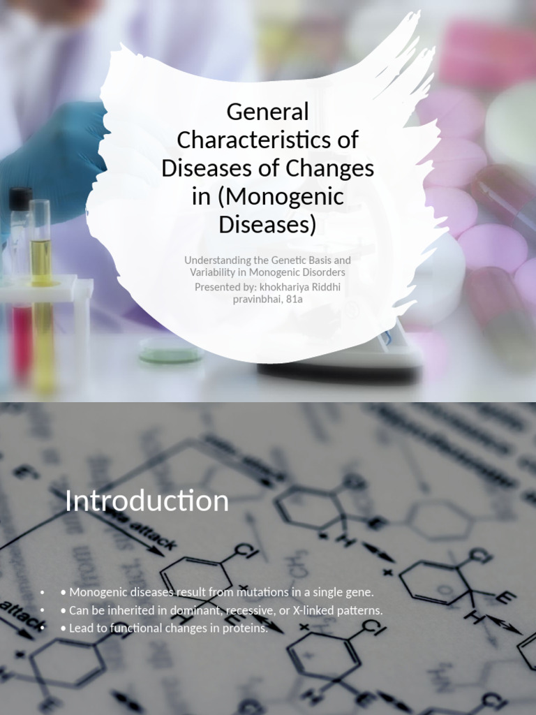 Monogenic Diseases Presentation | PDF | Genetic Disorder | Diseases And ...
